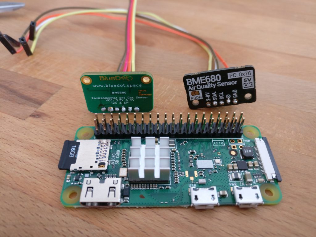 BME680 (Luftfeuchtigkeits-, Druck-, Temperatur- & Luftgütesensor) - HoneyPi